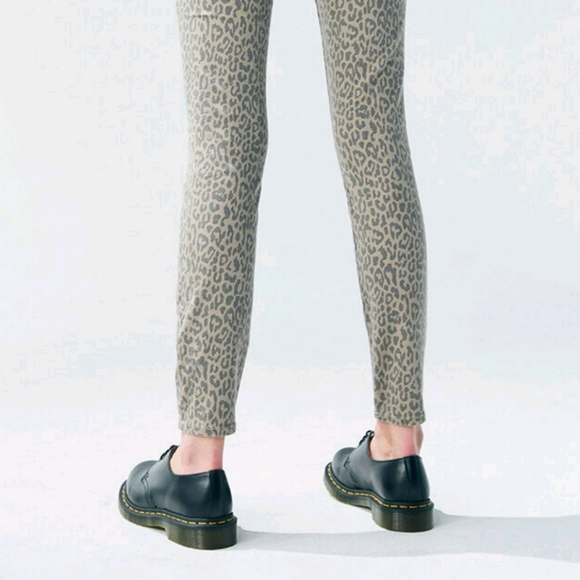 PacSun | Jeans | Pacsun Leopard Print High Waisted Jeggings | Poshmark